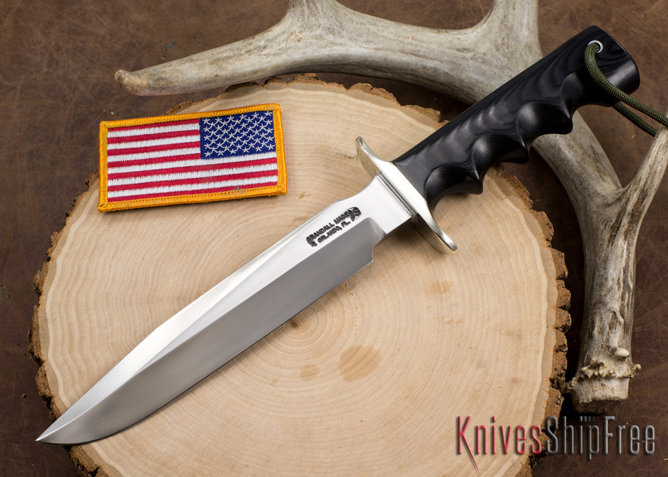 Randall Made Knives: Model 16-7 Special #1 Fighter - Black Micarta