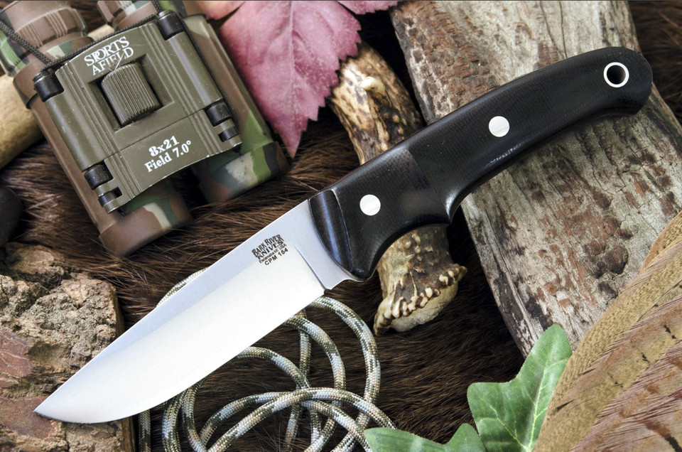 Bark River Knives: Guardless Drop Point Hunter - CPM 154