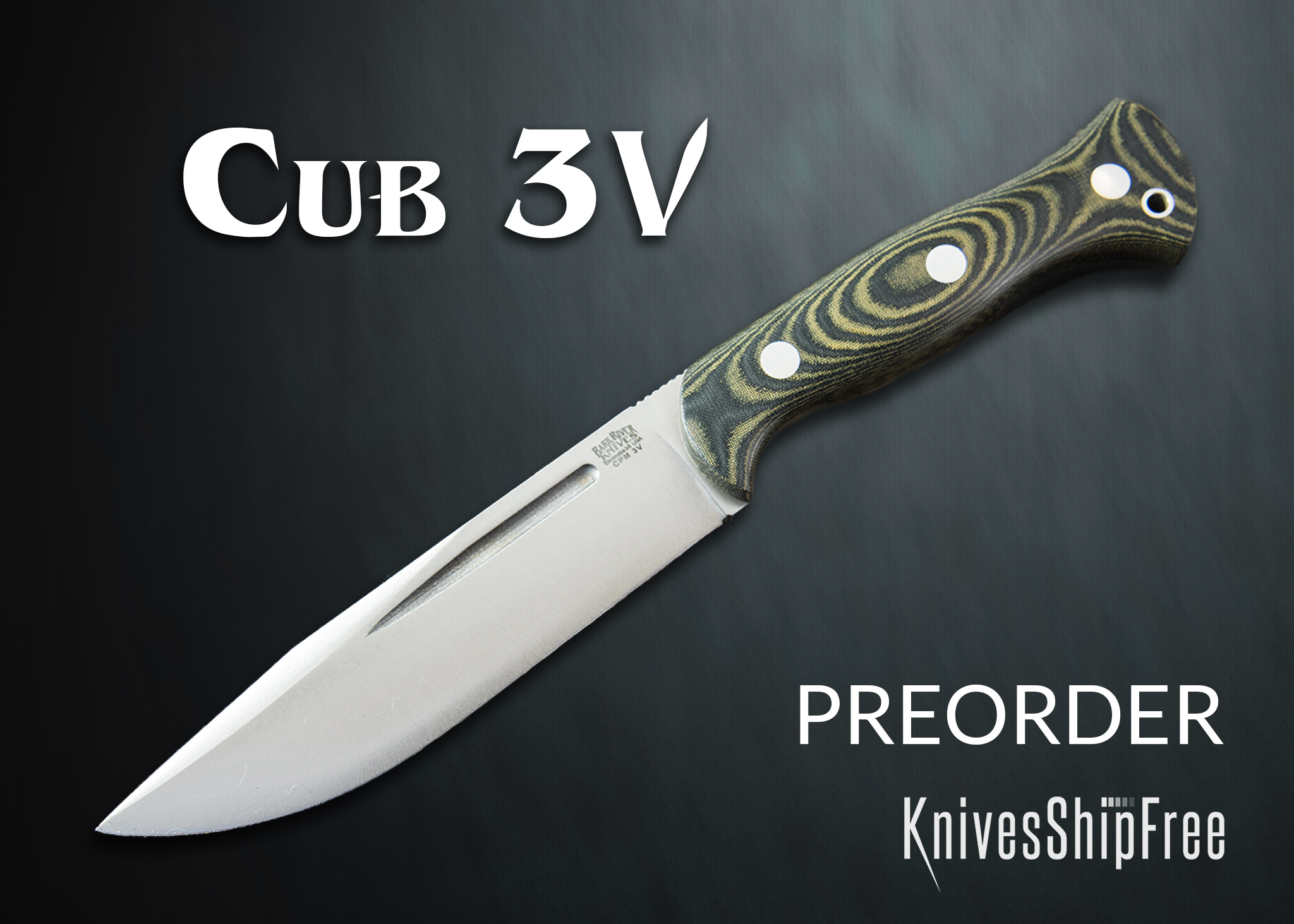 Bark River Knives: Cub - CPM 3V