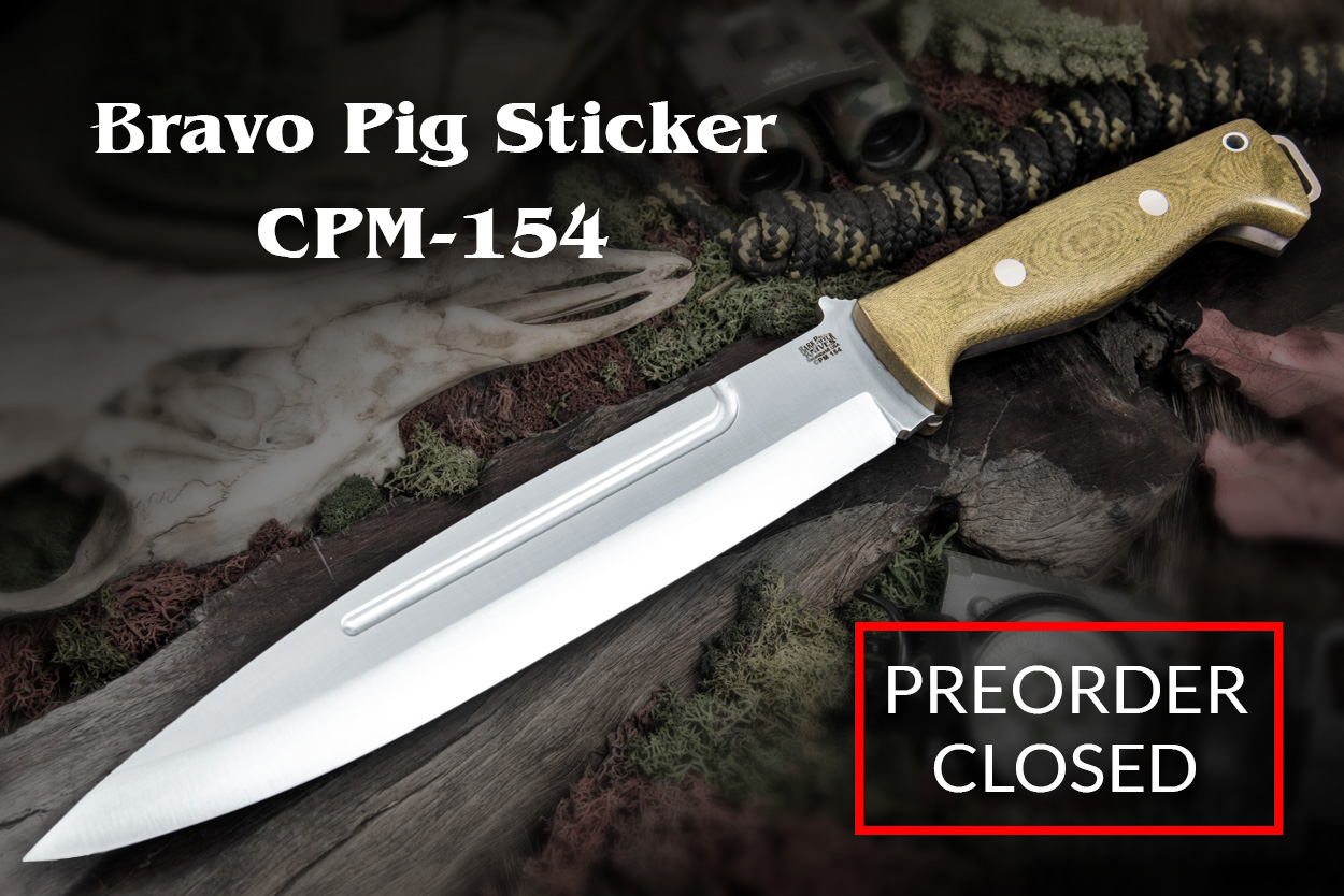 Bark River Knives: Pig Sticker CPM-154
