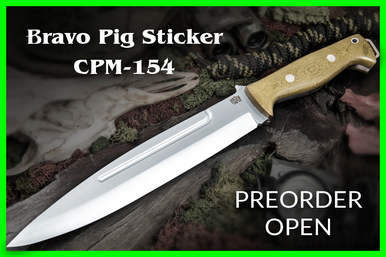 Bark River Knives: Pig Sticker CPM-154