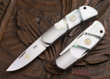 Fallkniven: TK3 - Tre Kronor Folder - Mother of Pearl - 3G Steel
