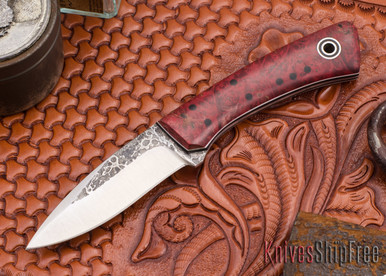 Fiddleback Forge: Bushboot - Dyed Maple Burl - Black & White Liners ...