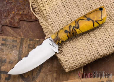 Cross Knives: Boy's Hunter - Dyed Spalted Hackberry - Black Liners ...