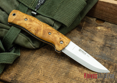 Helle Bleja - Folding Scandi Knife - Curly Birch 10