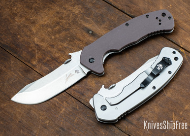 Kershaw Knives: Emerson CQC-11K - Wave Opener - Brown G-10 - D2 Tool Steel