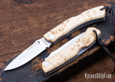 Castillo Knives: Torre - Curly Birch - Sandvik 14C28N