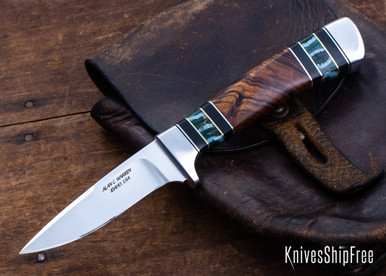 Alan Warren Custom Knives: #2496 Bird & Trout EDC - Ironwood - Mammoth ...