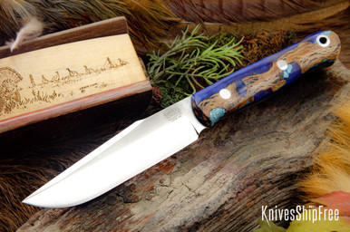 Bark River Knives: Ultralite Field Knife - CPM 3V - Blue Cholla Cactus ...