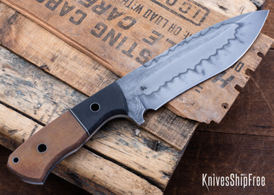 Bradshaw Blades: Recurve 1-Off - 1095 Carbon Steel w/ Hamon - Brown ...