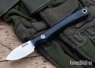 Lishen Knives: Northern Scalpel - Black Canvas Micarta - Mosaic Pin ...