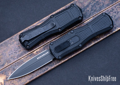 Benchmade Knives: 3375GY Mini Claymore OTF - Black Grivory - CPM-D2 ...