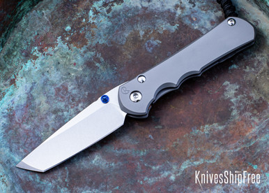 Chris Reeve Knives: Large Inkosi - Tanto - Glass Blasted Titanium
