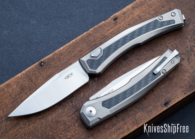 Zero Tolerance: 0556 Push-Button Automatic - Bead-Blasted Titanium ...