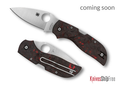 Spyderco: Chaparral - Lockback - Red Dark Matter FatCarbon - CTS-XHP