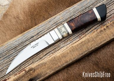 Alan Warren Custom Knives: #2558 Warren Claw - Ironwood - Musk Ox ...