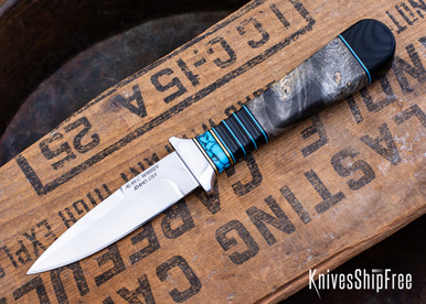 Alan Warren Custom Knives:Mini Boot Knife - California Buckeye Burl ...