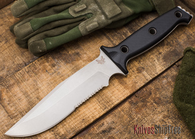 Buy Benchmade Knives: 119S Arvensis - Fixed Blade - Partially Serrated ...