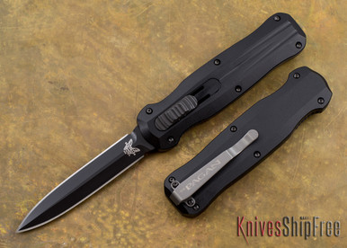 Benchmade Knives: 3320BK - Pagan - OTF Auto - Black Blade