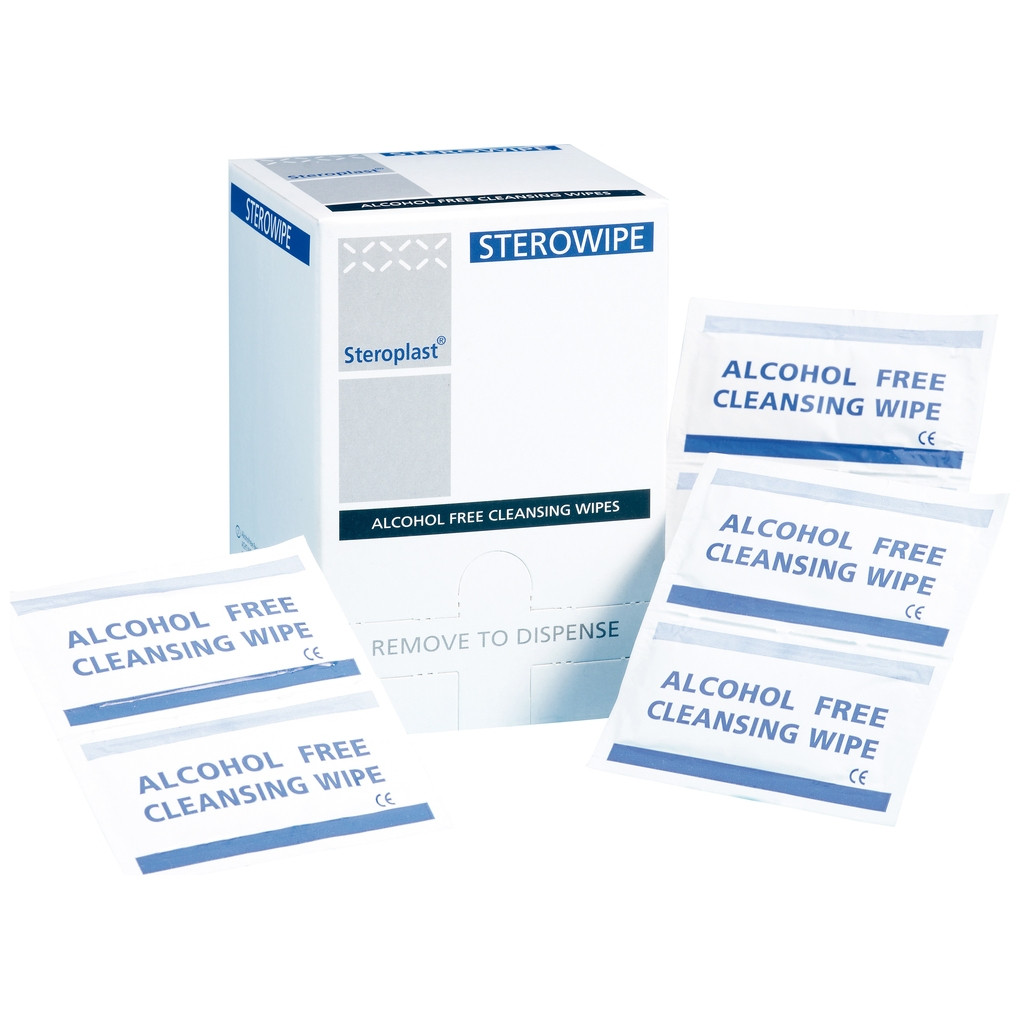 Sterile Saline Moist Cleansing Wipes x 100 - PPS