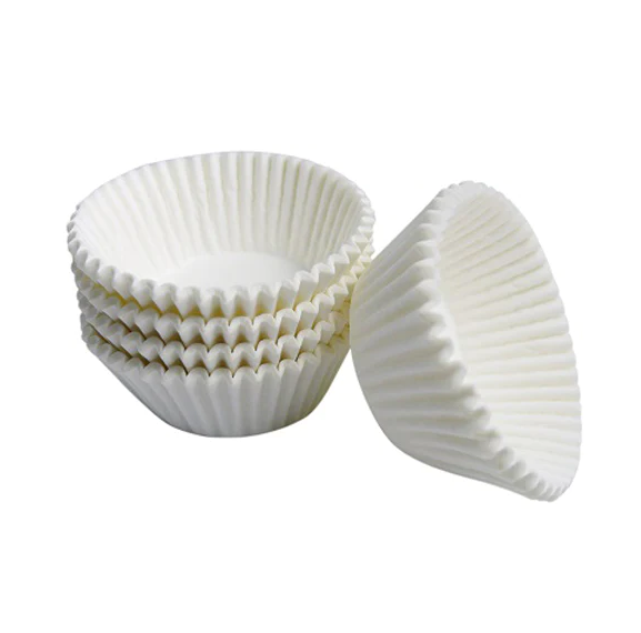 Muffin Case Large 51mm x 44mm White x 1000 - PPS