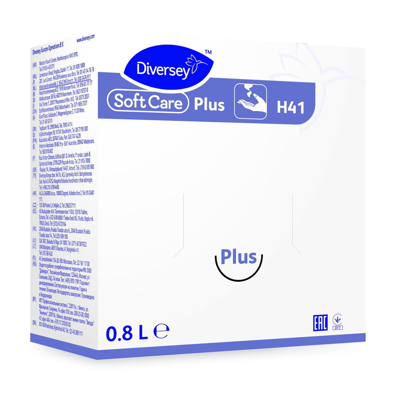 Diversey Soft Care Plus Anti-Bac H41 800ml x 6 - PPS LTD