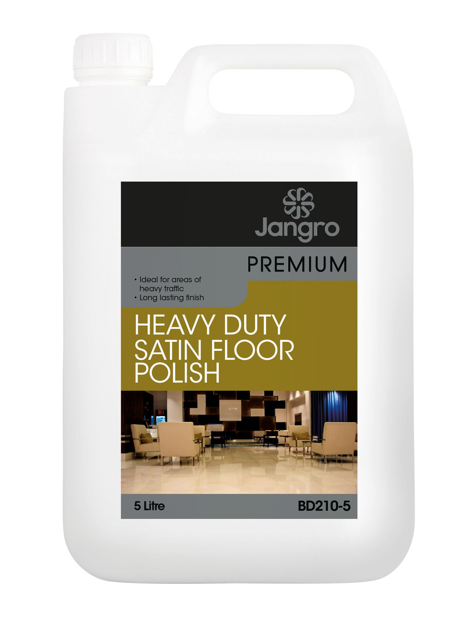 Premium Heavy Duty Satin Floor Polish 5 Litre - PPS LTD