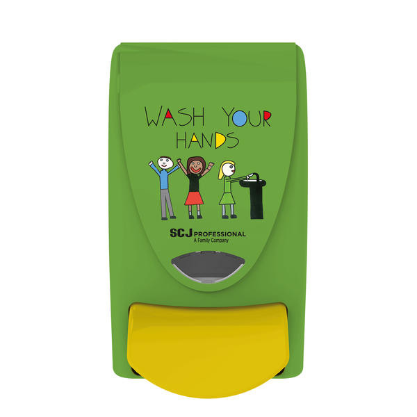 Deb Dispenser 1 Litre 'Now Wash Your Hands' - PPS LTD