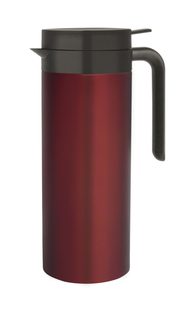 Cylinder Type Vacuum Jug 1 Litre - Red - PPS