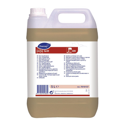Suma D9 Grill & Oven Degreaser 750ml - PPS LTD