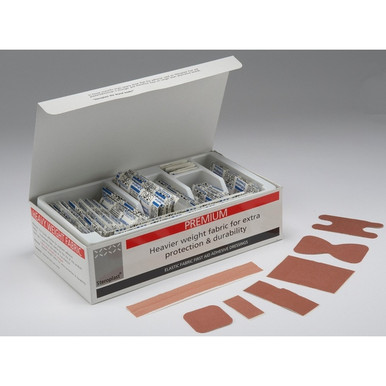 Premium Fabric Plasters Assorted x 100 - PPS LTD