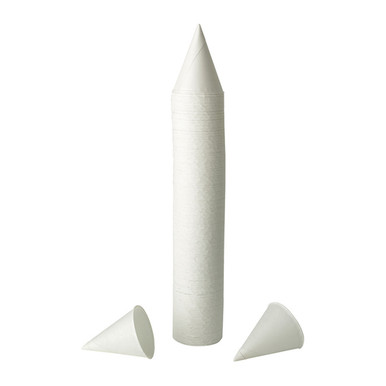 Biodegradable Water Cones White 4oz x 5000 - PPS