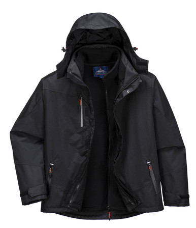 3 in 1 Radial Jacket Black - PPS