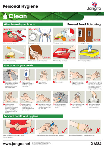 Personal Hygiene Wall Chart A3 - PPS
