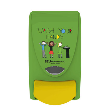 Deb Dispenser 1 Litre 'Now Wash Your Hands' - PPS LTD