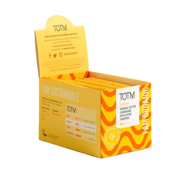 TOTM Organic Applicator Tampons Regular 12 x 30 - PPS