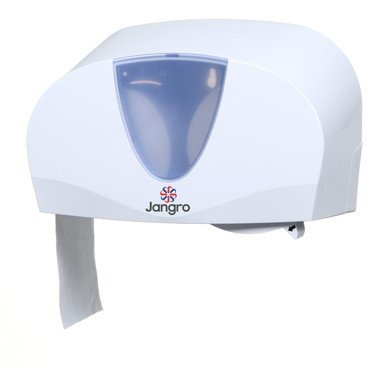 Micro Mini & Twin Toilet Roll Dispenser Plastic White - PPS