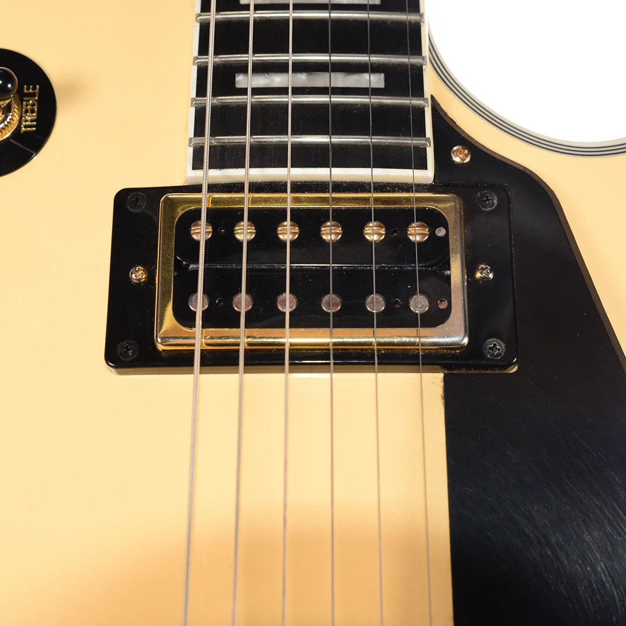 Epiphone Les Paul Custom Antique Ivory 2021 USED - The Music Den