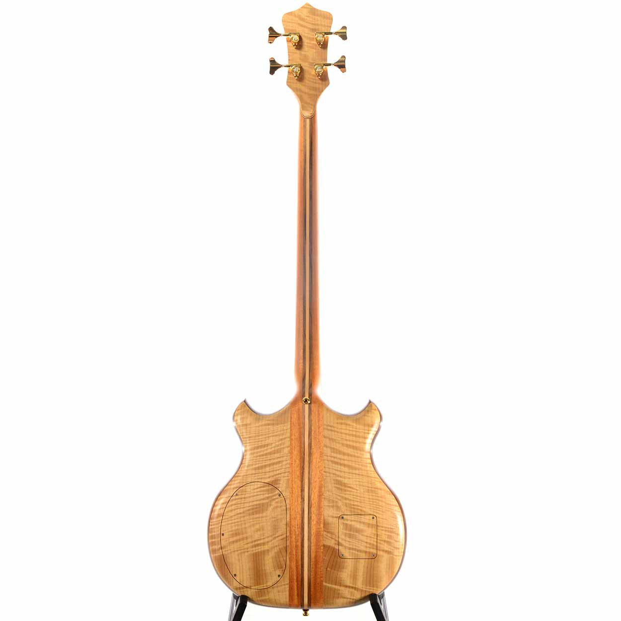Alembic Stanley Clark Inside Out Brown Bass w/Custom LEDs & OHSC MINT ...