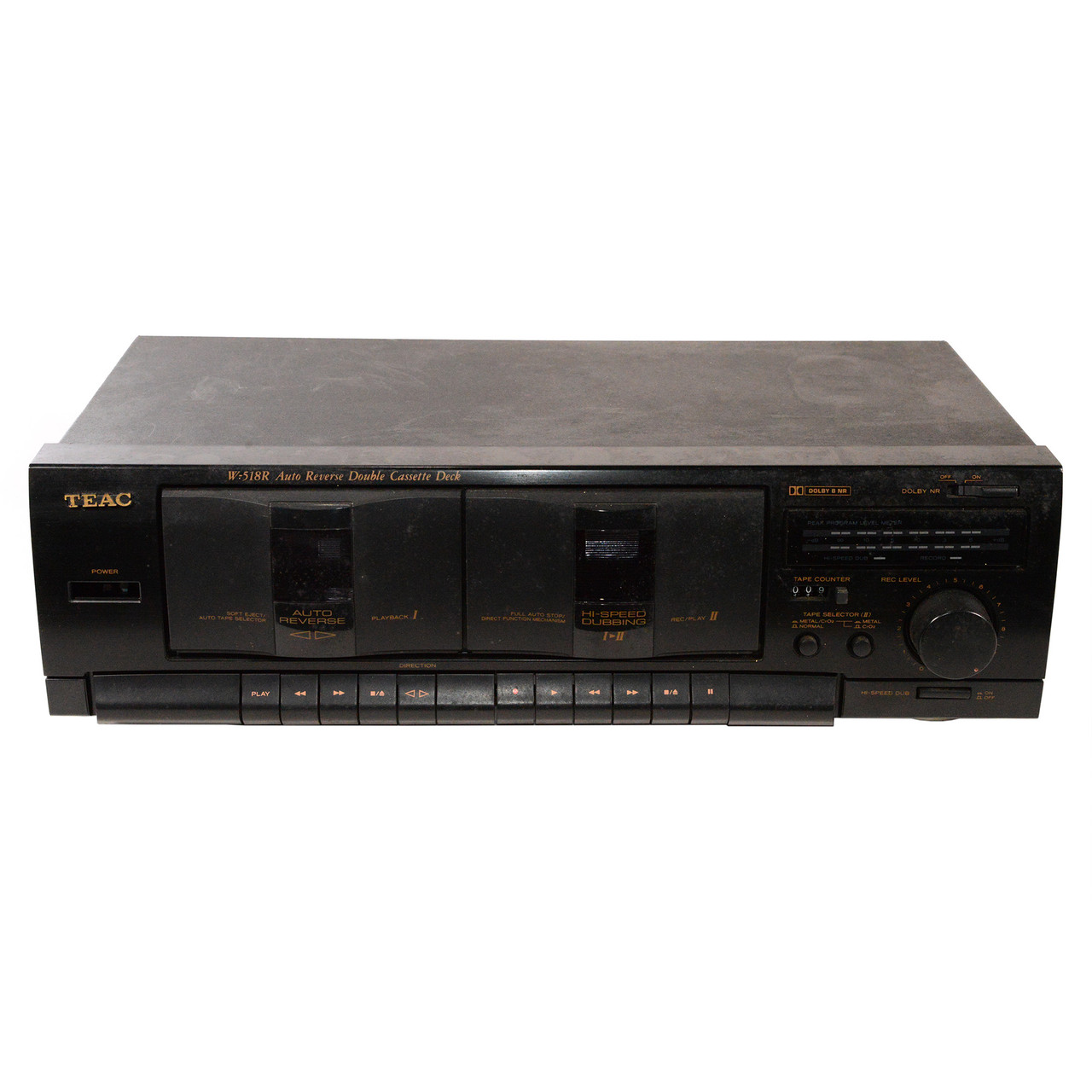 Teac W-518R Auto Reverse Double Cassette Deck USED - The Music Den