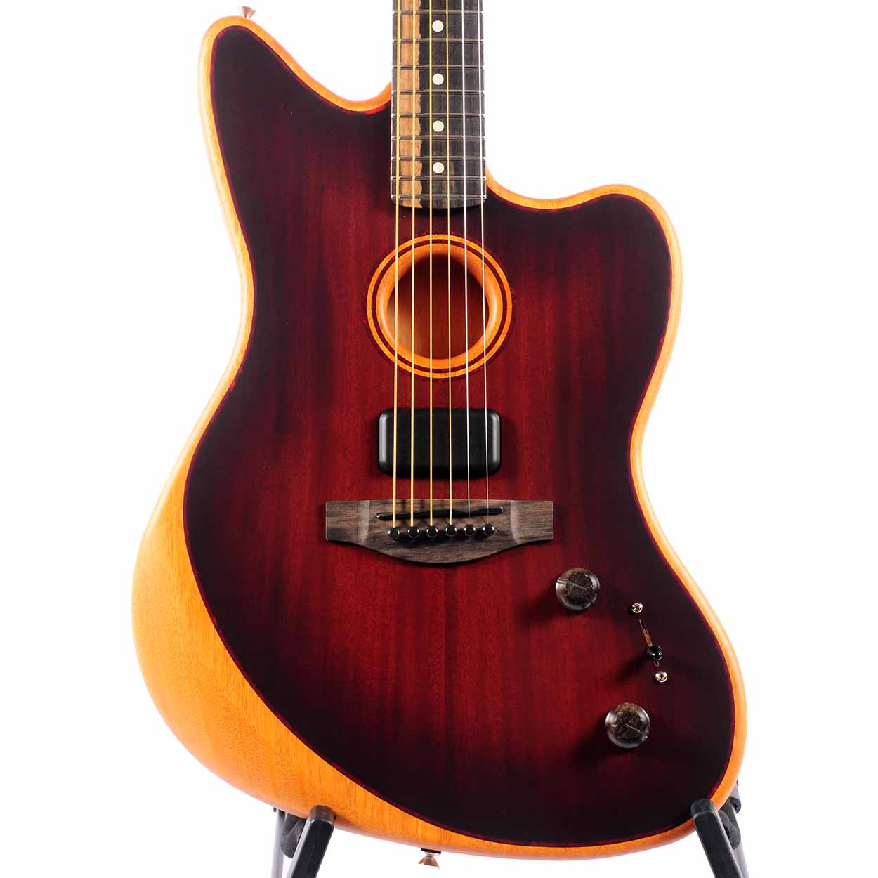 Fender American Acoustasonic® Jazzmaster® All-Mahogany - Bourbon Burst ...