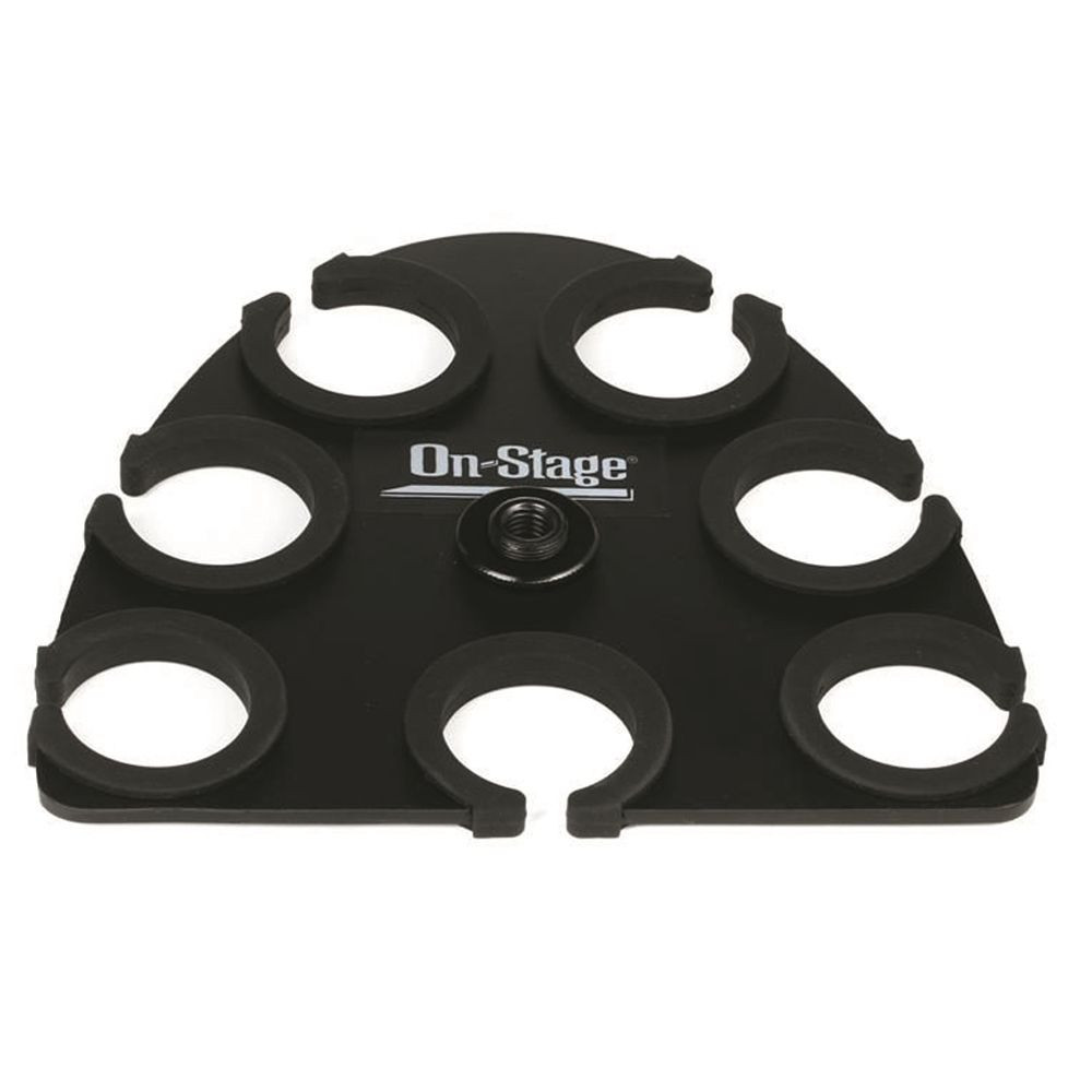 On Stage Multi-Mic Holder / 7 Mics - The Music Den