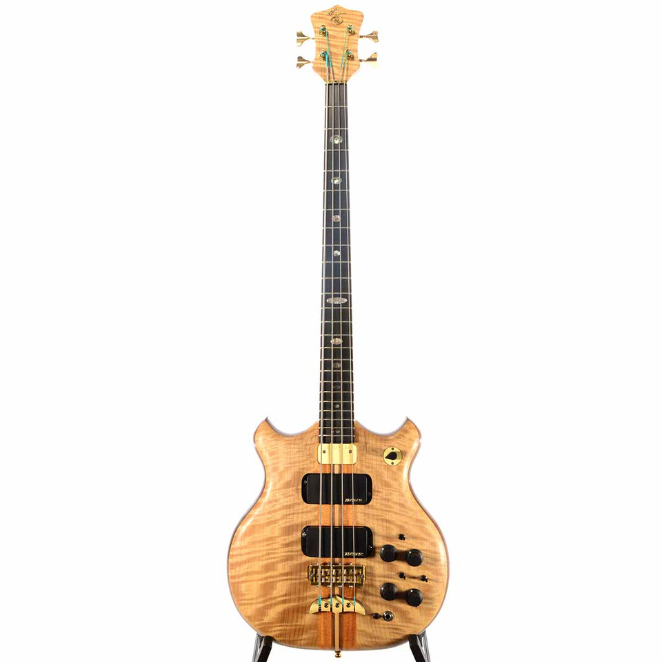 Alembic Stanley Clark Inside Out Brown Bass w/Custom LEDs & OHSC MINT ...