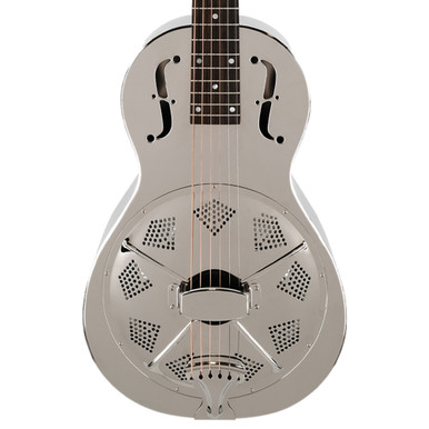 Recording King Metal Body Parlor Resonator Guitar Nickel-Plated - The ...