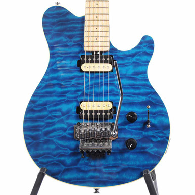 Sterling by Music Man AX4 Sub Series Transparent Blue USED - The Music Den