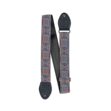 Souldier Slide Guitar Strap: Arabesque Indigo - The Music Den