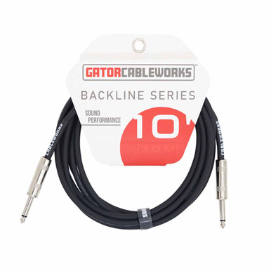 Gator Cableworks Backline Series Strt to Strt Instrument Cable - 10 ...