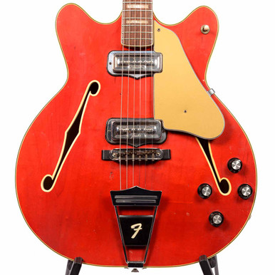 Fender 1967 Coronado II Candy Apple Red w/OHSC USED - The Music Den