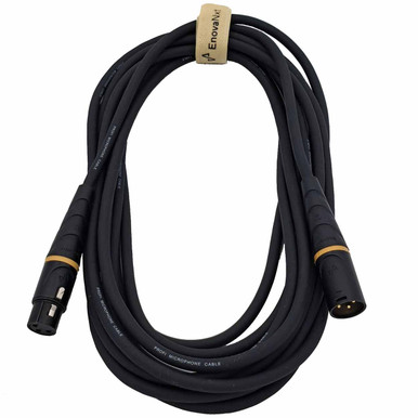 Enova 8m Microphone Cable XLR 3 pin female to male - The Music Den