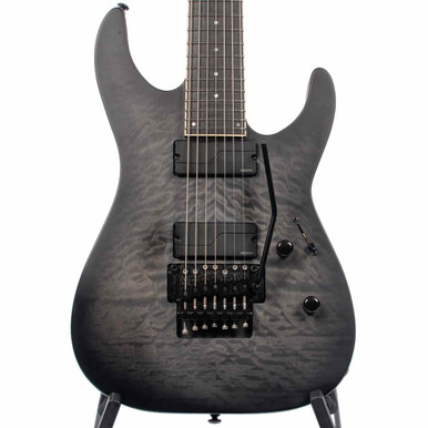 LTD M-1007 Baritone Electric 7 String Floyd Rose w/Bag USED - The Music Den